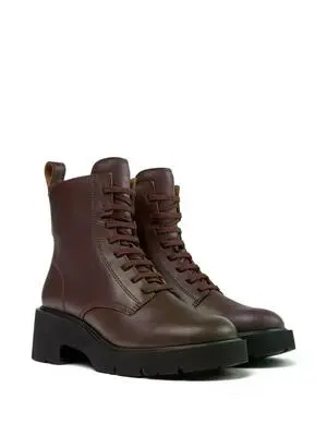 Camper 54mm Milah Lace-up Platform Boots