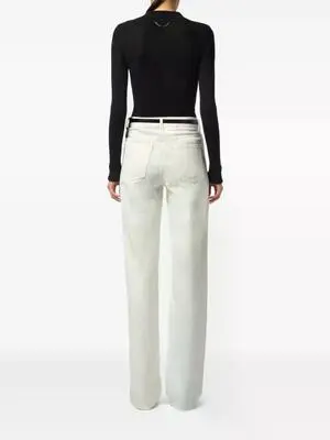 Elisabetta Franchi Ribbed Polo Shirt