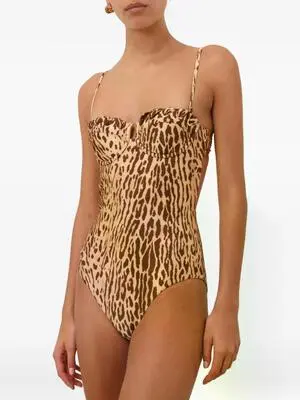 Zimmermann Leopard-print Swimsuit