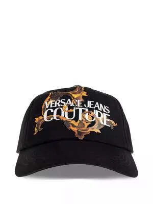 Versace Printed Baseball Cap - Black
