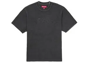 Supreme Overprint Short Sleeve Top - Black
