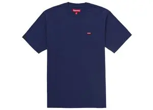 Supreme Small Box Tee Shirt - Navy Blue