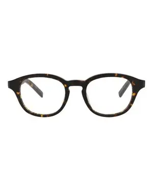 Berluti Acetate Optical Round Frames - Havana Havana Transparent (bl50005i/052)