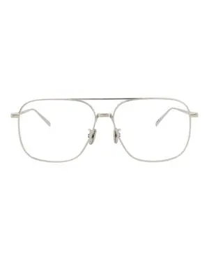 Berluti Berluti Aviator Optical Frames Palladium Palladium Transparent (bl50012u/56/016)