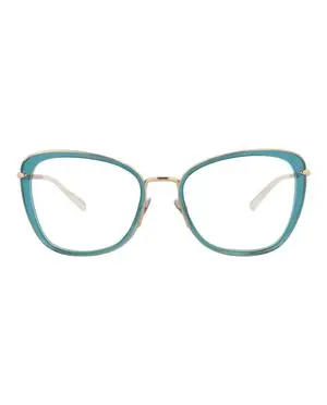 Pomellato Acetate Optical Frames - Blue Gold Transparent (pm0084o/30008667/001)