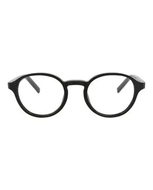 Berluti Round Frame Optical Frames - Black Black Transparent (bl50001i/001)
