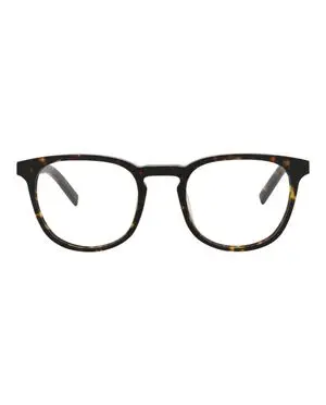 Berluti Acetate Optical Round Frame Eyeglasses - Havana Havana Transparent (bl50002i/51/052)