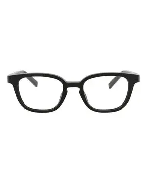 Berluti Square Frame Acetate Optical Frames - Black Black Transparent (bl50003i/001)