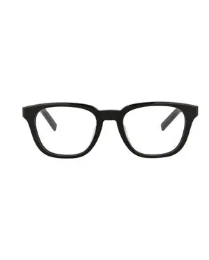Berluti Acetate Optical Square Frames - Black Black Transparent (bl50019u/52/001)