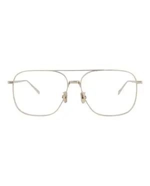 Berluti Aviator Acetate Optical Frames - Gold Gold Transparent (bl50012u/56/032)