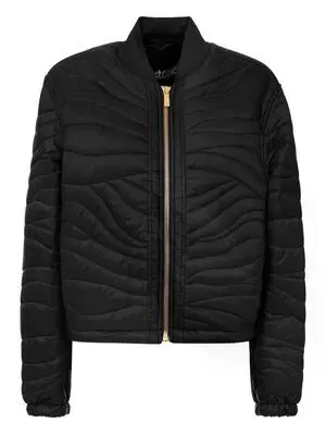 Just Cavalli Wave-pattern Quilted Jacket