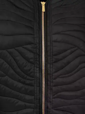 Just Cavalli Wave-pattern Quilted Jacket