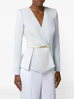 Elisabetta Franchi Wrap Blazer With Belt