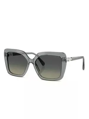 SWAROVSKI Square-frame Crystal-embellished Sunglasses