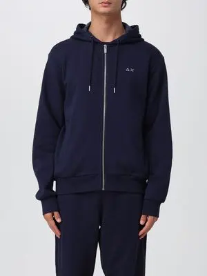 SUN 68 Full Zip Sweatshirt - Navy