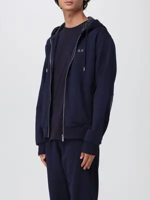 SUN 68 Full Zip Sweatshirt - Navy