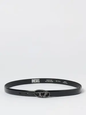 DIESEL Leather Belt - Black