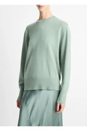Vince Cashmere Crew Neck Sweater - Natural