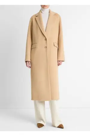 Vince Notched Lapel Outerwear For Women