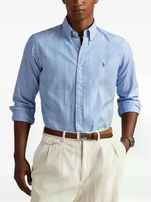 Polo Ralph Lauren Striped Long-sleeved Shirt - Blue