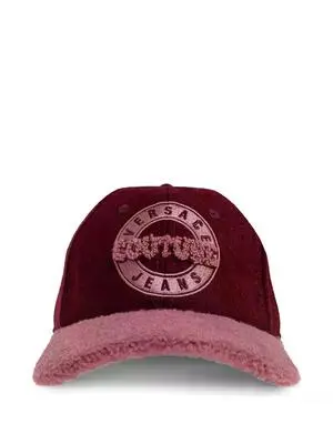 Versace Logo-embroidered Baseball Cap - Brown