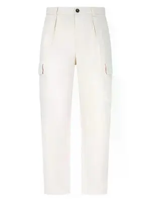 Brunello Cucinelli Cotton Cargo Trousers