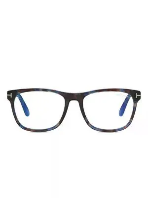 TOM FORD Square-frame Glasses - Blue