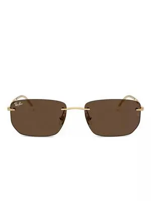 Ray-ban Tone Rimless Sunglasses - Gold