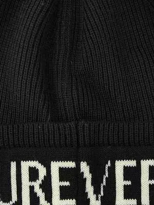 Versace Embellished Logo Beanie - Black