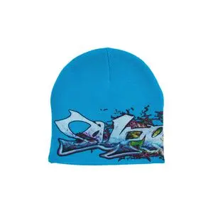 Supreme Tag Beanie - Blue