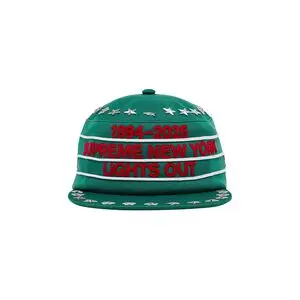 Supreme Stars Studded Pillbox Cap - Green
