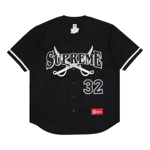 Supreme Swords Baseball Jersey - Black