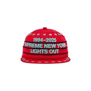 Supreme Stars Studded Pillbox Hat - Red