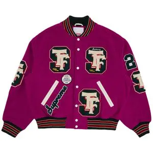 Supreme Varsity Jacket - Pink