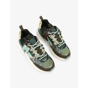 Kurt Geiger Runner Leather And Mesh Trainers