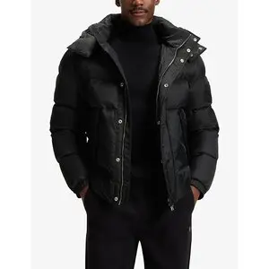 BOSS Monogram-pattern Padded Shell Jacket