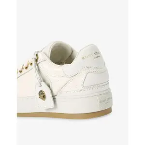 Kurt Geiger Southbank Leather Trainers - Bone