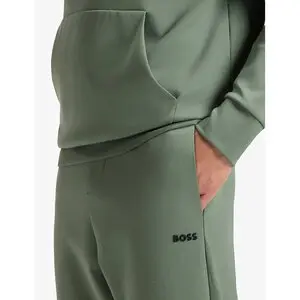 BOSS Branded Drawstring-waist Cotton-blend Jogging Bottoms Xxl
