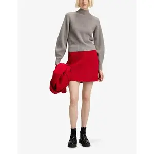 Hugo Relaxed-fit Wool And Cashmere-blend Jumper