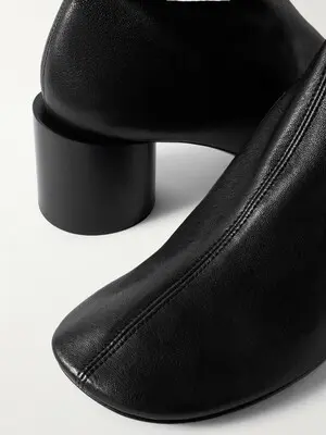 JIL SANDER Textured-leather Ankle Boots