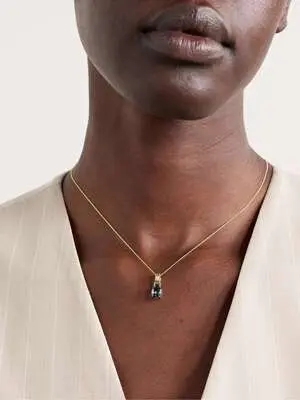 STONE AND STRAND - Beekman 14-karat Topaz Pendant Necklace