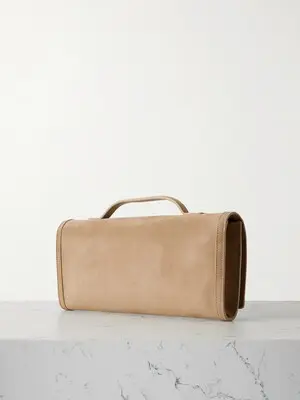 ROGER VIVIER Belle Vivier Buckled Clutch - Brown