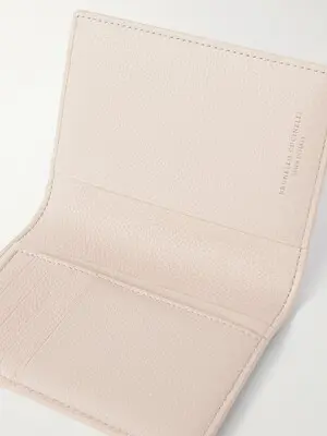 Brunello Cucinelli Embossed Textured-leather Cardholder