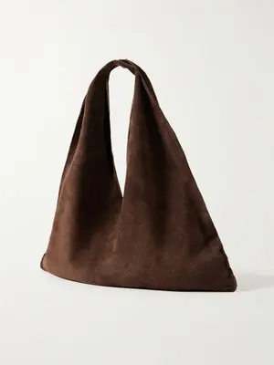 THE ROW Bindle Small Suede Shoulder Bag
