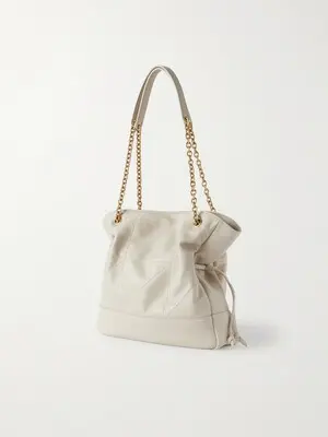 Saint Laurent Jamie Small Quilted Leather Shoulder Bag - Neutrals