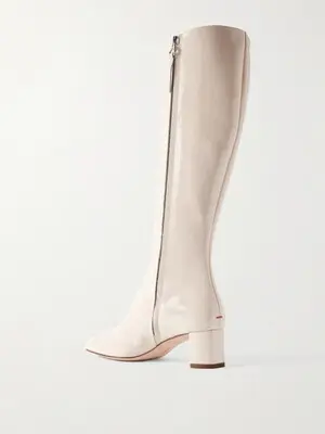 AeydĒ Marty Patent-leather Knee Boots
