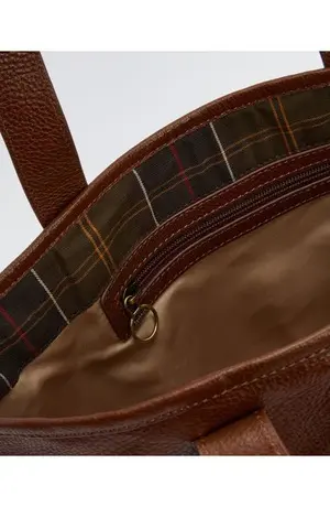 Barbour Alder Leather Tote Bag