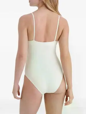 ERES Aquarelle Square-neck Swimsuit - White