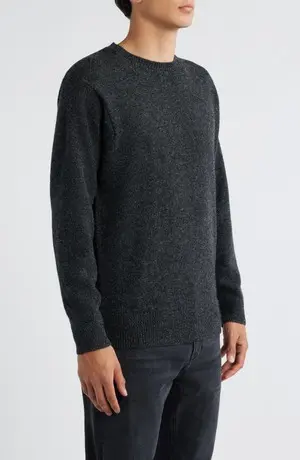 Pendleton Wool Crewneck Sweater - Black Heather