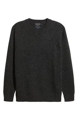 Pendleton Wool Crewneck Sweater - Black Heather